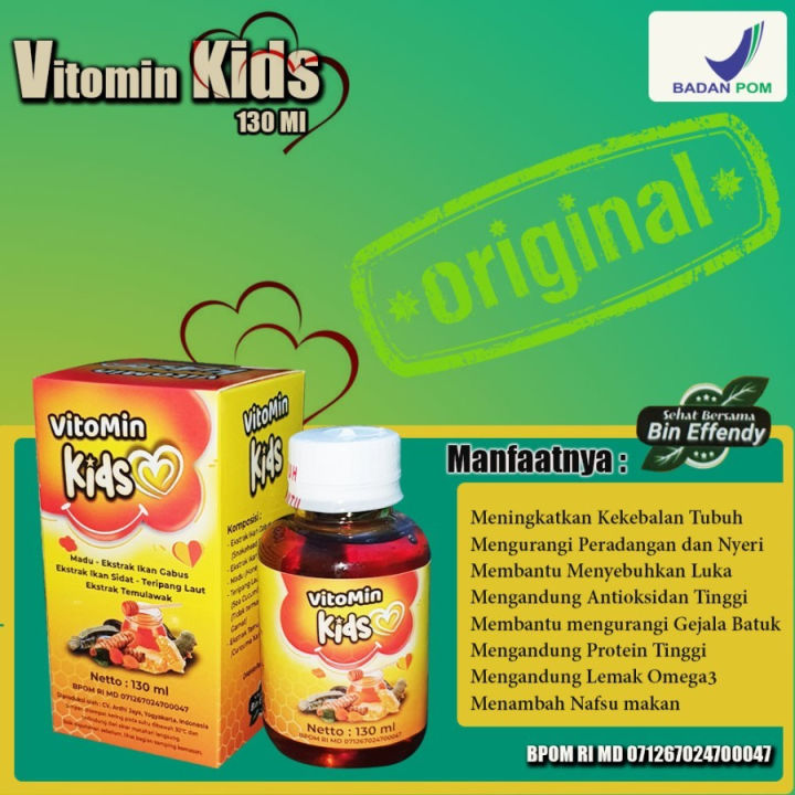 Vitomin Kids 130 ml Asli Original | Lazada Indonesia