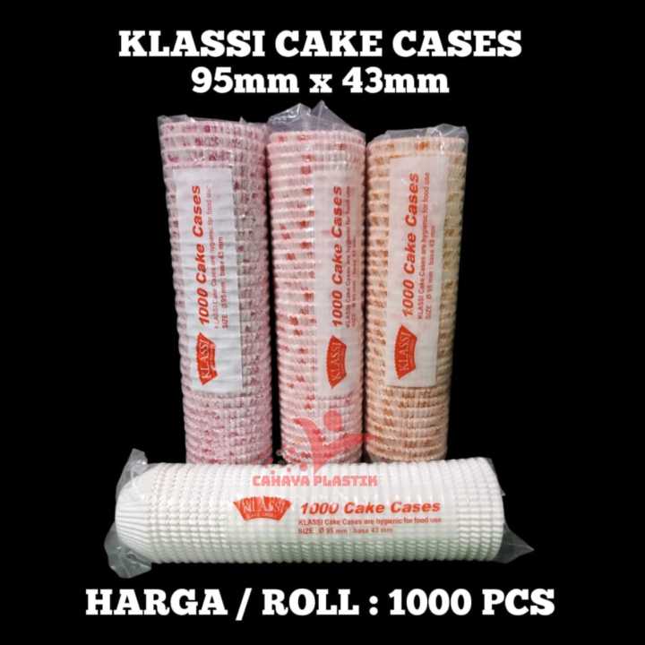 Cup Cake Kertas Alas Motif Putih / Isi 1000pcs - 95mm / Cup Cake Cases ...
