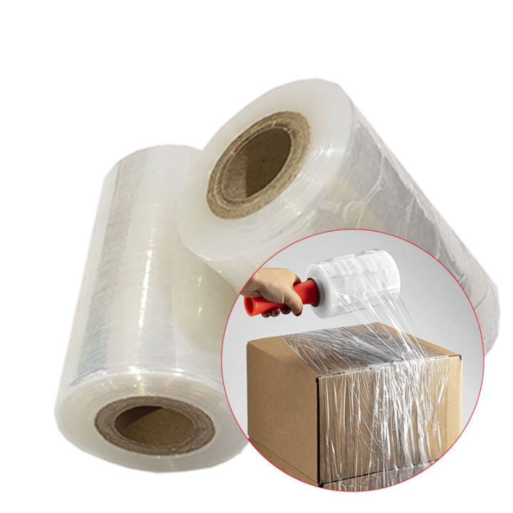 100mm x 250g Superior Stretch Transparent Roll Mini Baby Roll Clear ...