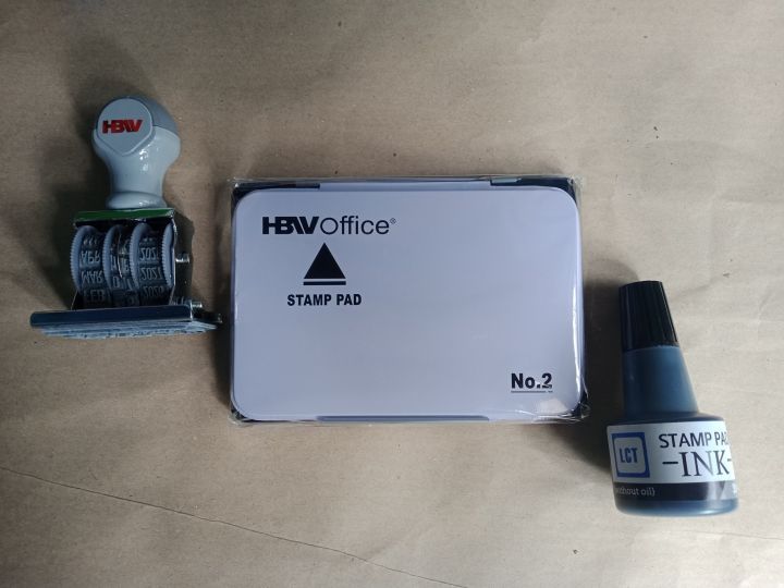 1 Set Date Stamp (RECEIVED), Stamp Pad & Stamp Pad Ink | Lazada PH