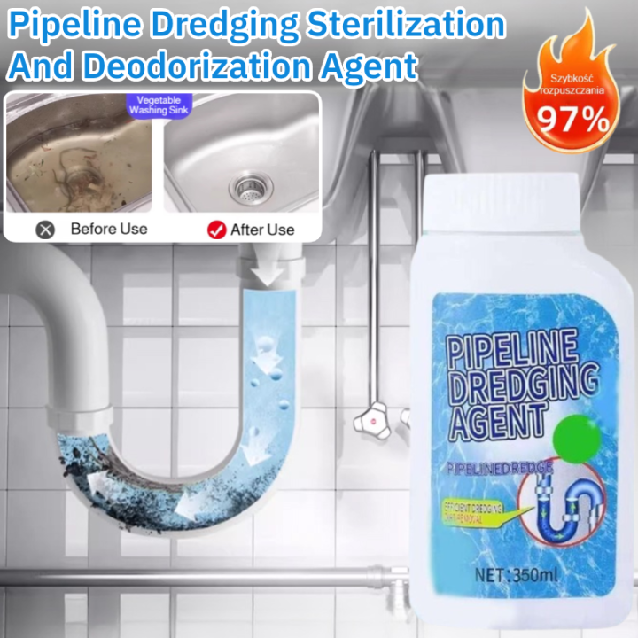 Pipeline Dredging Sterilization And Deodorization Agent Sink Drain ...