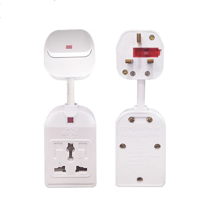 Power Strip UK Plug with Switch Extension Cord Socket International ...