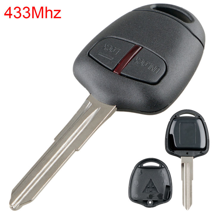 433MHz 2 Buttons Car Remote Key with ID46 Chip and MIT11 Blade Fit for ...