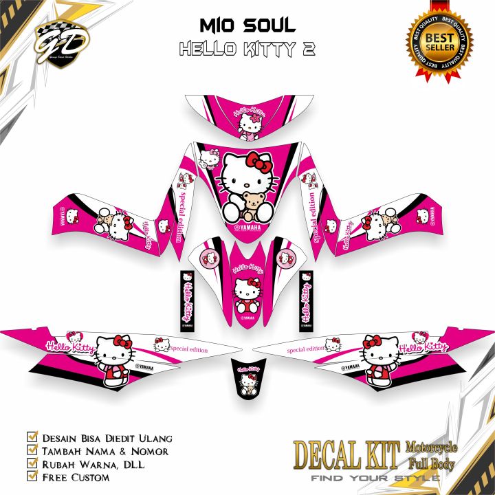 Decal Mio soul karbu full body Sticker Mio Soul karbu full body Hello ...