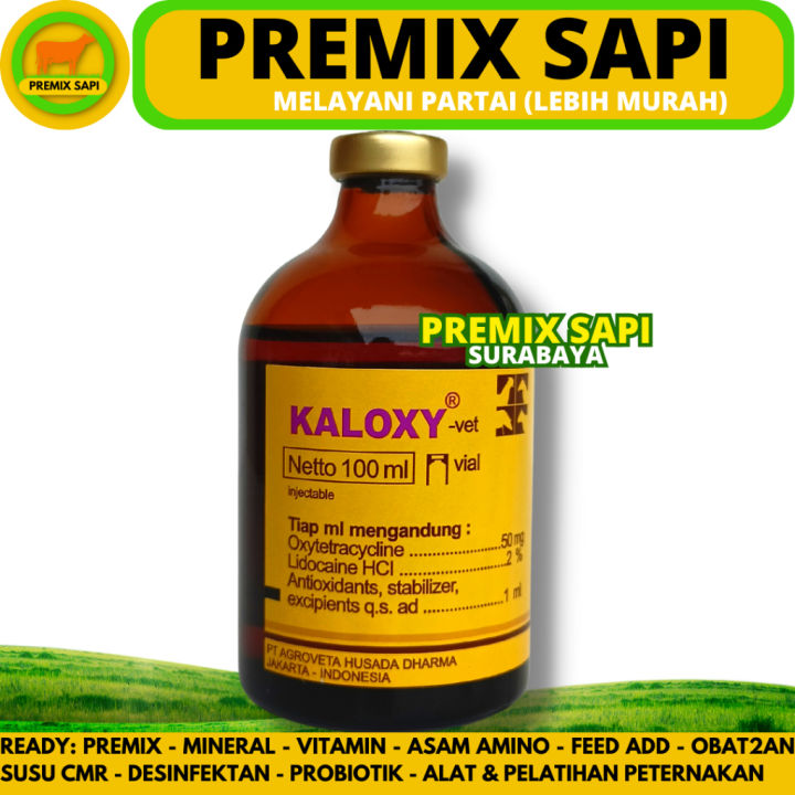 KALOXY VET 100 mL - Injeksi Antibiotik Spektrum Luas Pernafasan dan ...