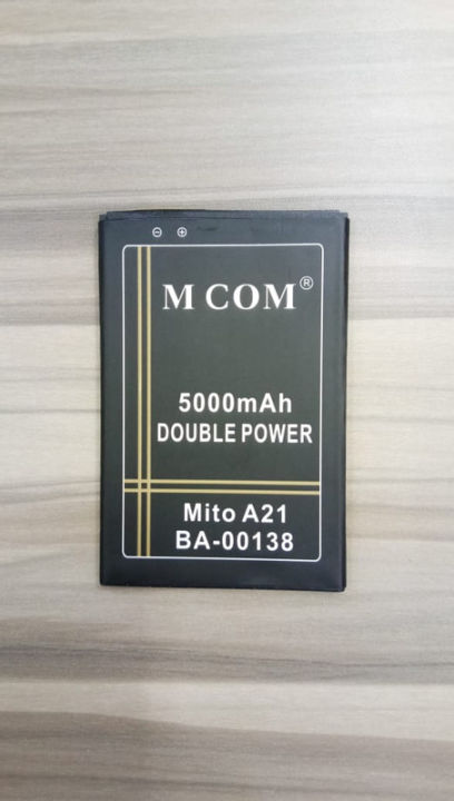 Battery Batre Baterai Double Power Mcom Mito A21 Full View BA00138 BA000138 BA-00138 | Lazada ...