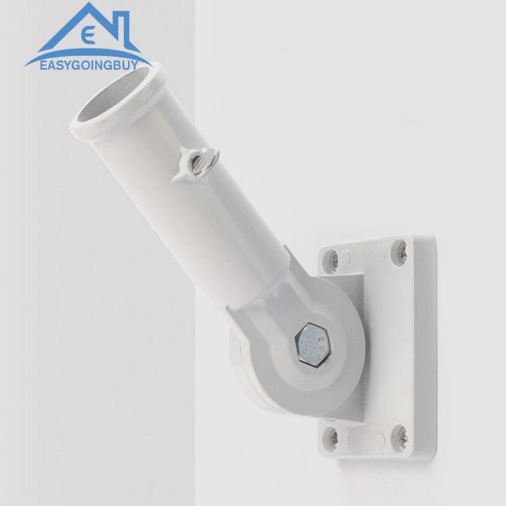 Aluminum Adjustable Flag Holder Wall Mount Flagpole Angle Bracket ...