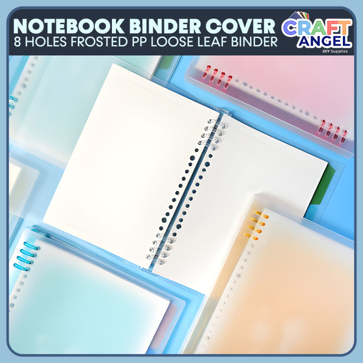 Notebook Binder Cover 8 Holes School Supplies Binder Refill Binding ...