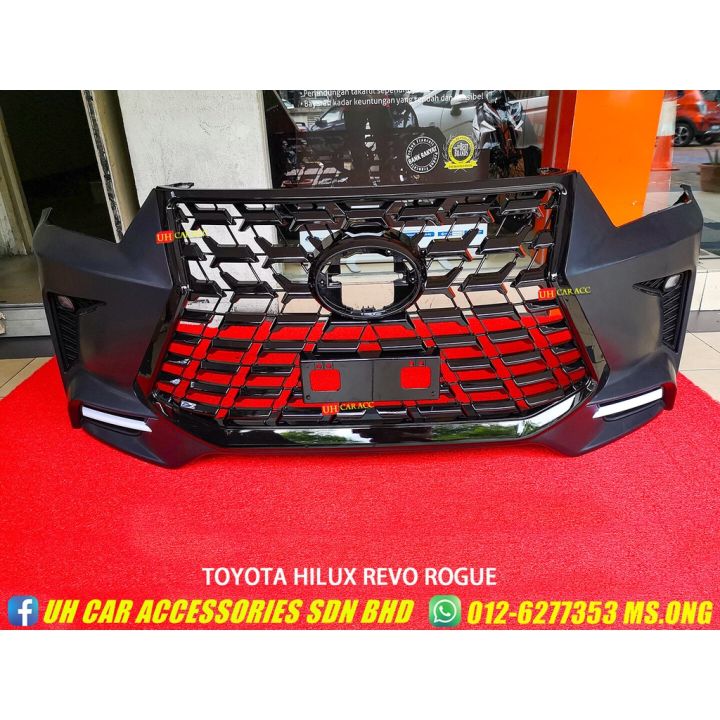 TOYOTA HILUX REVO ROGUE LEXUS FRONT BUMPER GRILLE LED DRL FOGLAMP LAMP ...