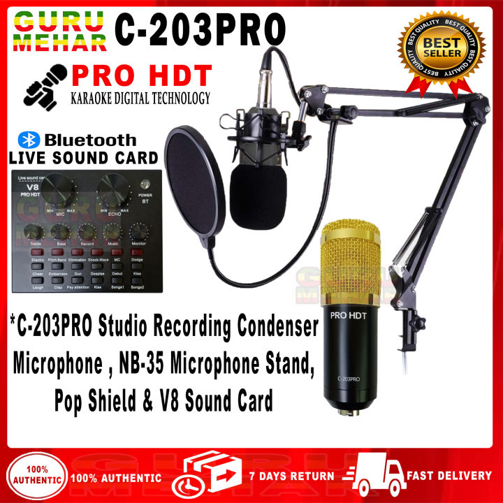 PRO-HDT(C-203) - Condenser Microphone (Heavy Duty, and Reliable ...