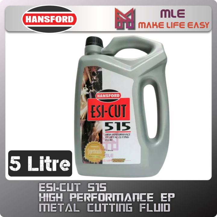 Hansford Cutting Oil Cutting Fluid 5 Litre Esi-Cut 515 High Performance ...