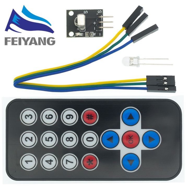 Infrared wireless remote control module kit IR DIY hx1838 for Raspberry ...