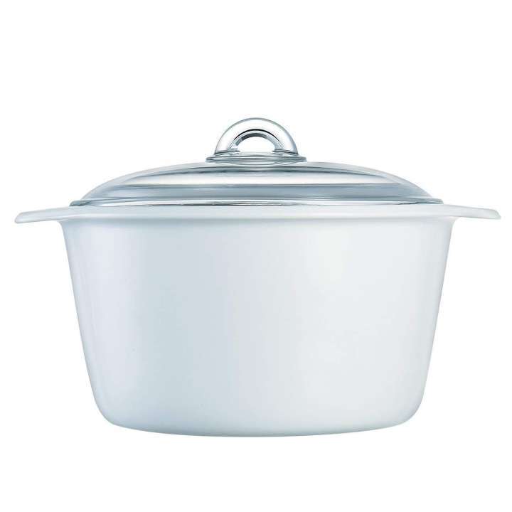 Luminarc Vitroflam White Cookware 3.0L Plain White Vitroline *Made in ...