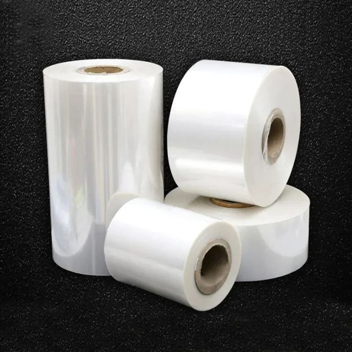 POF Folded Membrane Heat Shrink Film Roll Transparent Fold in Half Film ...