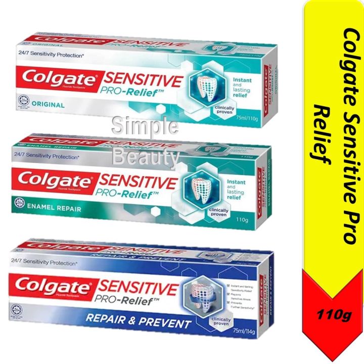 Colgate Sensitive Pro Relief Toothpaste, 110g | Lazada Singapore
