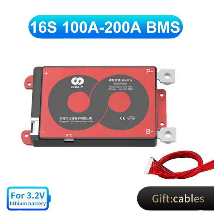 Daly 48V 16S LiFePO4 BMS 100A 150A 200A Waterproof BMS With Balance ...
