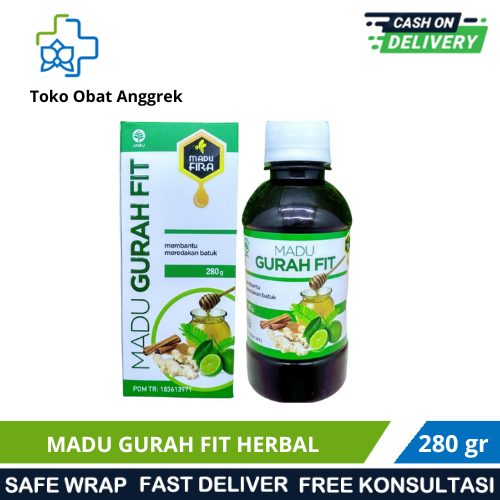 MADU GURAH FIT Original | Untuk Flu Batuk Sakit Tenggorokan | Obat ...