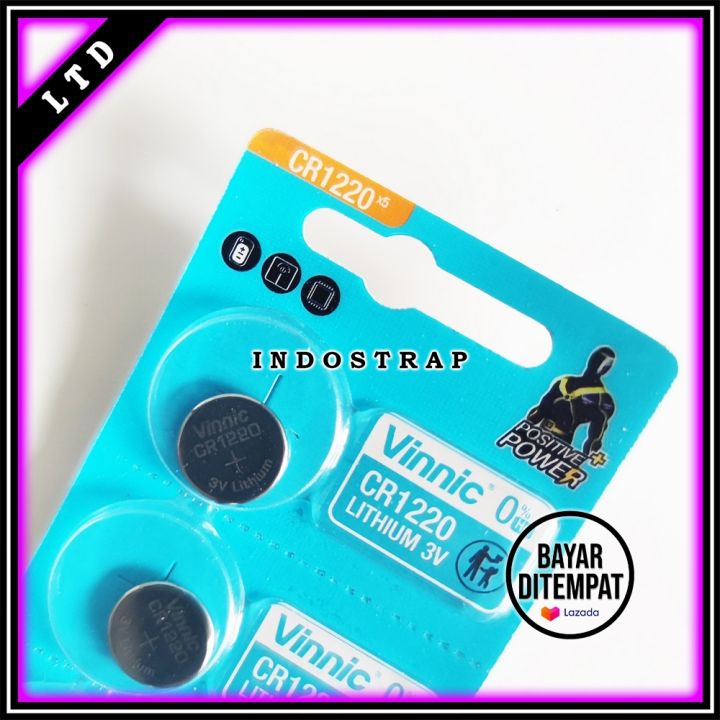 baterai vinnic CR1220 batrai CR-1220 batre CR 1220 lithium 3V | Lazada Indonesia