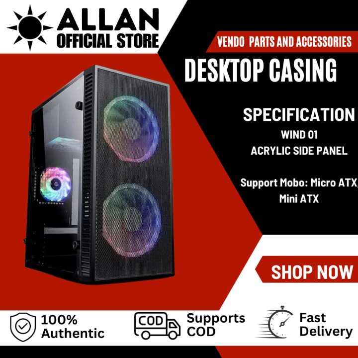 ALLAN | INPLAY PC Case Micro Atx Case Computer Case CPU Case For Pc 3 ...