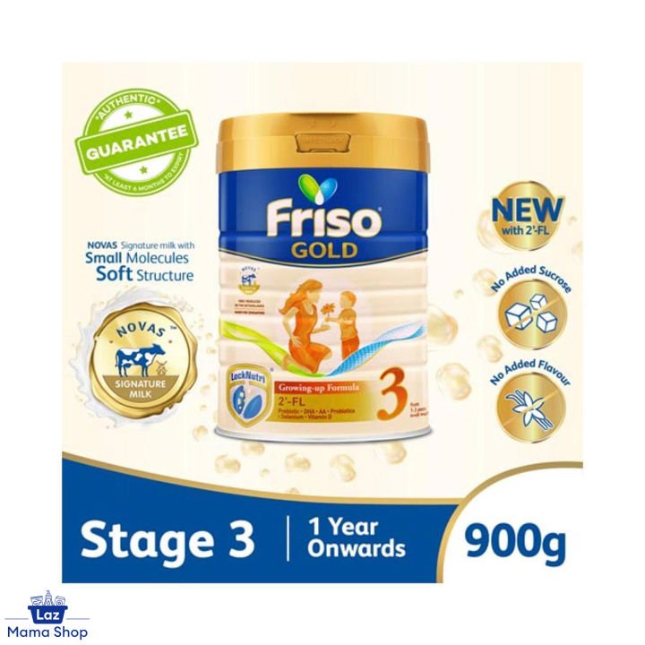 Friso Gold 3 Growing Up Milk with 2'-FL 900G for Toddler 1+ years Milk ...