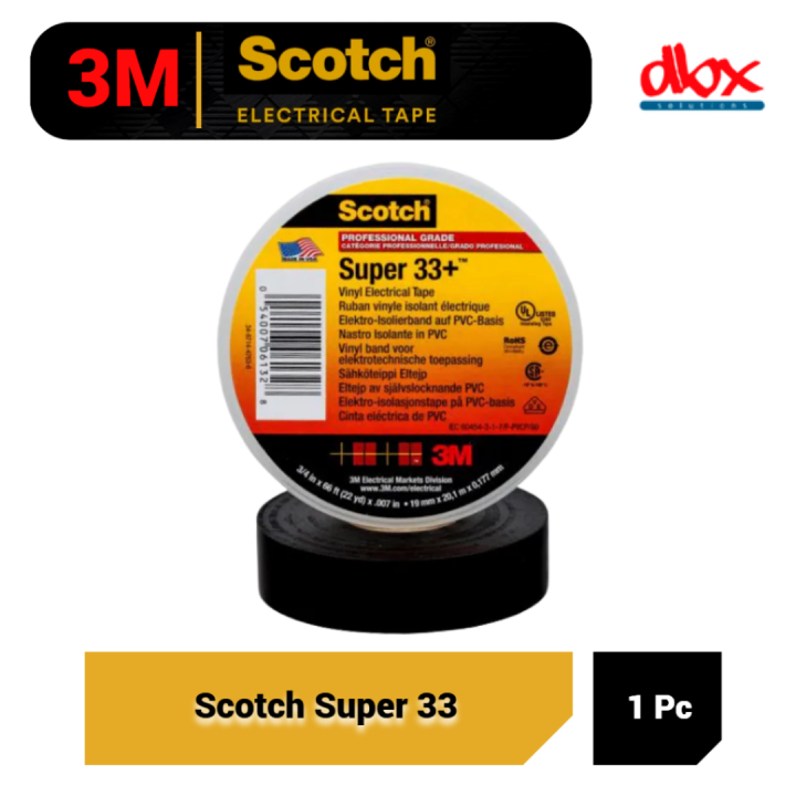 3M Scotch Tape Super 33- Vinyl Electrical Tape | Lazada