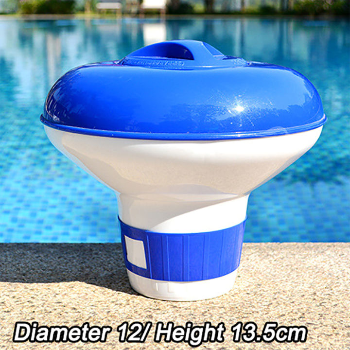 [Yulikeit] 8 Inches Portable Bottom Chlorine Floater Automatic Dosing ...
