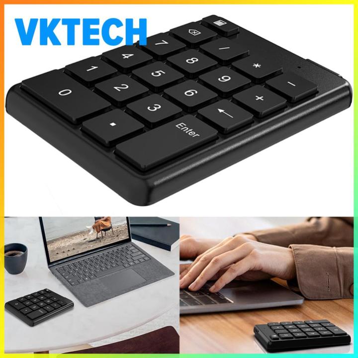 [Vktech] Wireless Numeric Keypad Numpad Bluetooth-Compatible5.0 Button ...