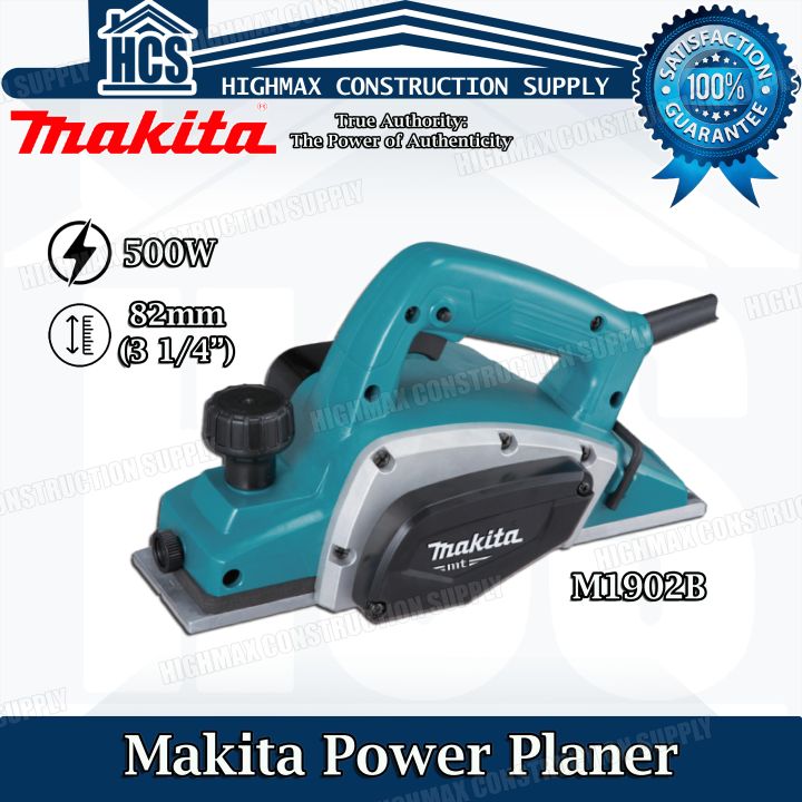 Makita Power Planer (M1902B) 500w 82mm (3 1/4 inches) | Lazada PH