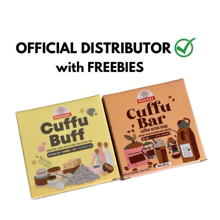 Magara Skin Cuffu Bar 3in1 Scrub Soap & Cuffu Buff 60g | Lazada PH