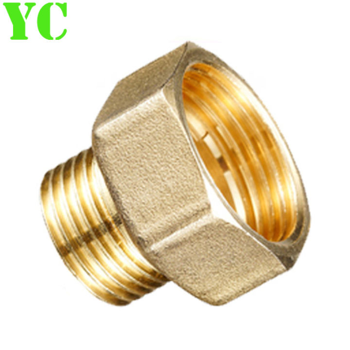 Copper Adapte Male Female Reducing Bushing Brass Pipe Fitting Connector ...