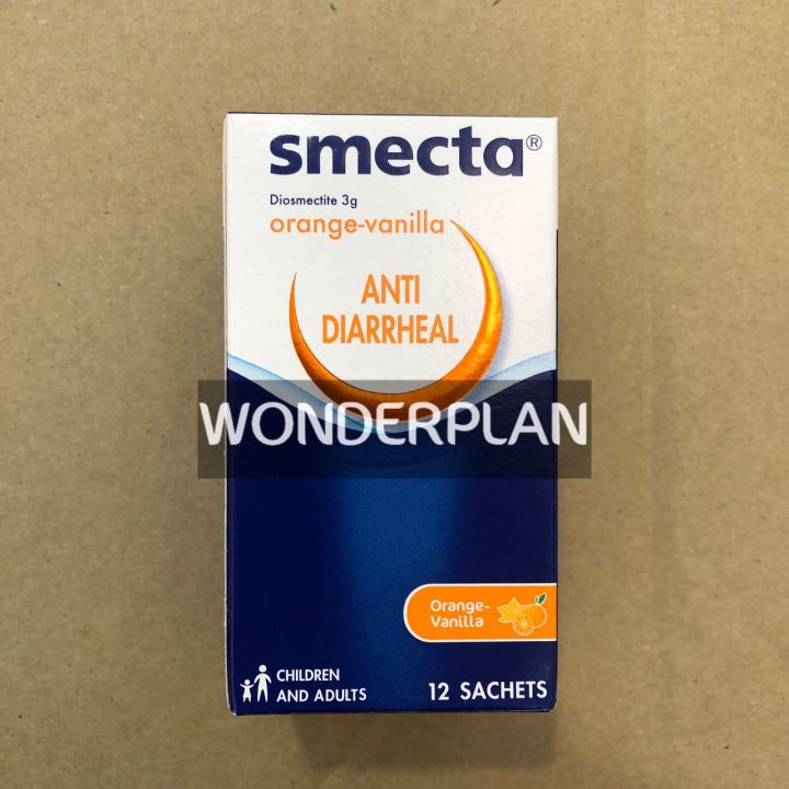 Wonder Plan Smecta Orange-Vanilla Flavour Powder 3g x 12s 002237 | Lazada