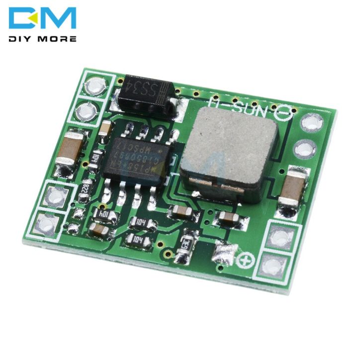 diymore 1pcs/5pcs Ultra Mini Step Down Modul Bekalan Kuasa DC 7-28V ke 5V DC-DC Buck Converter ...