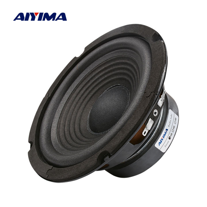 AIYIMA 1Pc 6.5 Inch Subwoofer Speaker 4 Ohm 100W Woofer Speaker Audio Sound Loudspeaker Bass ...