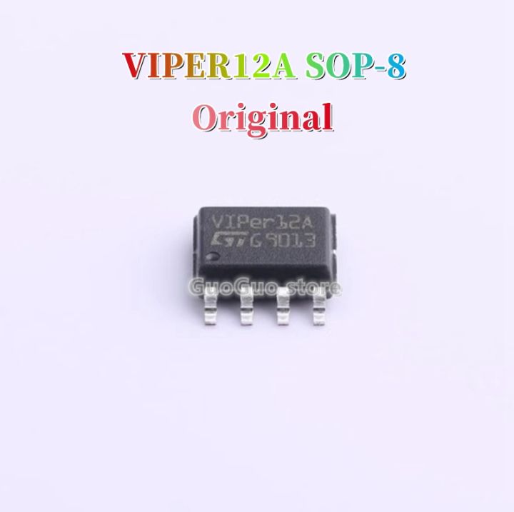 5ชิ้นชิป VIPER12A คอนโทรลเลอร์ SOP-8 VIPER12ASTR-E SOP8 SMD PWM สวิตช์ IC ของแท้ใหม่ | Lazada.co.th