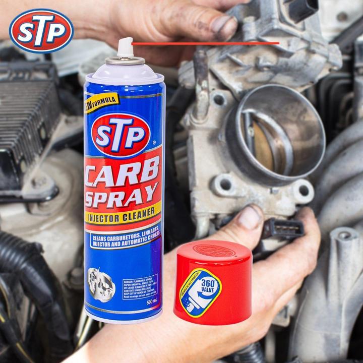 ถูก !!! STP Carb Spray สเปรย์ทำความสะอาดปีกผีเสื้อ 500ml. | Lazada.co.th