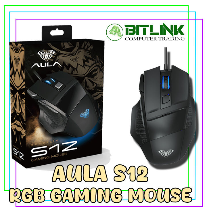 AULA S12 RGB WIRED GAMING MOUSE | Lazada PH