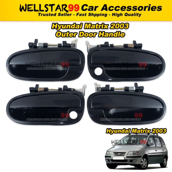 Hyundai Matrix Door Outer Handle Black Door Handle | Lazada