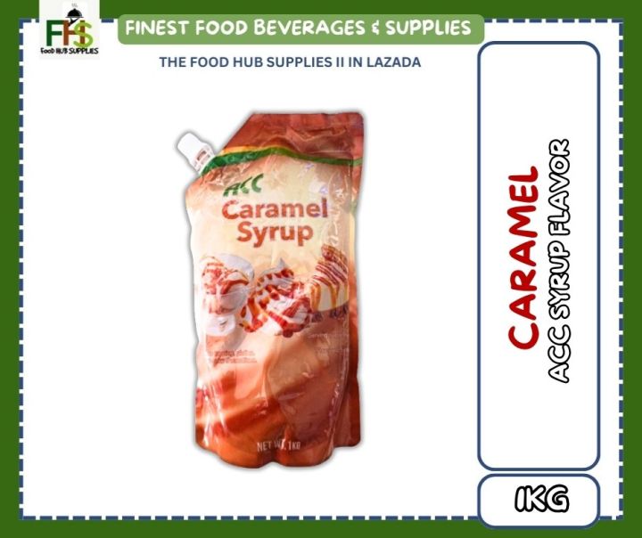 ACC Caramel Flavored Syrup 1KG | Lazada PH