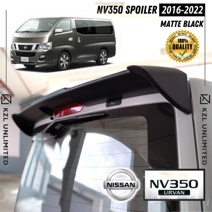 KZLU Rear Spoiler for Nissan Urvan NV350, Year Model 2016-2022, Matte ...