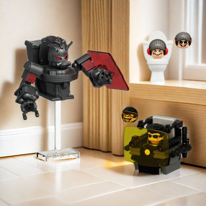 Skibidi Toilet Cameraman Speakerman Titan TV Man Compatible with LEGO ...