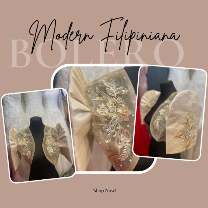 ∆ Modern Filipiniana Bolero / Filipiniana Top | Lazada PH