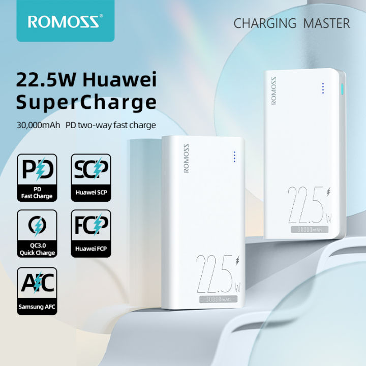 Romoss Sense 8 Plus / Sense 8F 30000mAh power bank QC3.0 PD18W / 22.5W ...