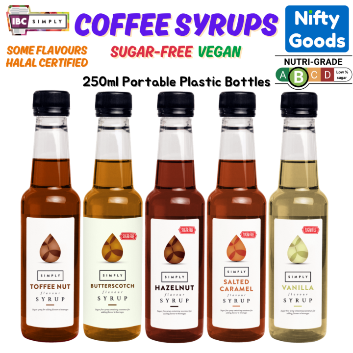 Simply Syrup 250ml Toffeenut, Chocolate Mint, Pumpkin Spice ...