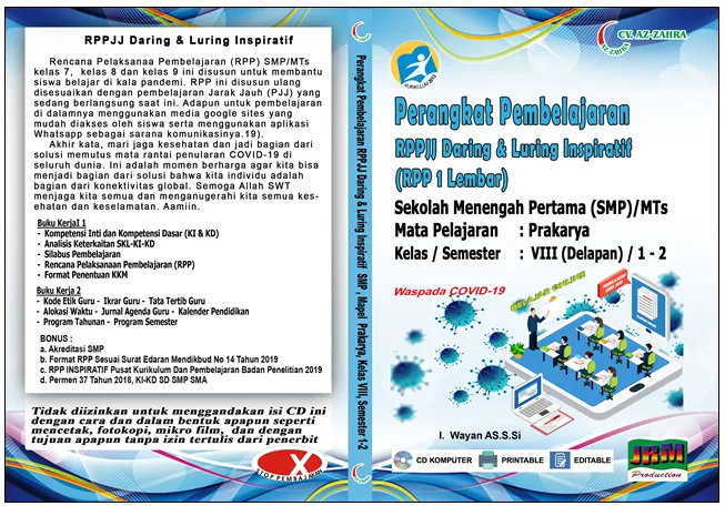 RENCANA PELAKSANAAN PEMBELAJARAN ( RPP) KURIKULUM K13 SMP/MTs, MATA ...