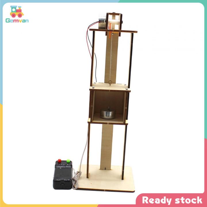 Gemvan DIY Electric Elevator Lift Model for Development Toy Teaching ...