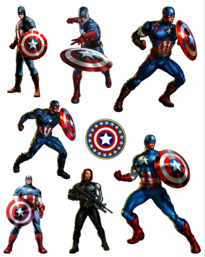 Captain America Decals/Sticker | Lazada PH