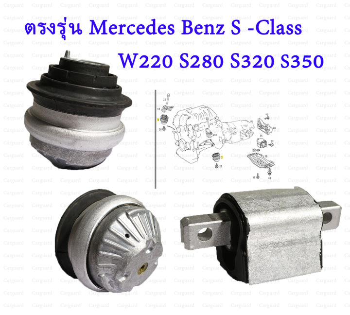 Mrecedes-Benz ยางแท่นเครื่อง W220 W221 เบอร์ Benz S-Class W220 W221 ...