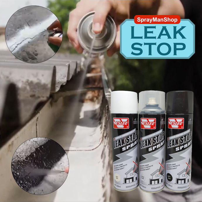 Leak Stop Spray Veslee Waterproof Rubber Coating Sealant Aerosol Spray ...