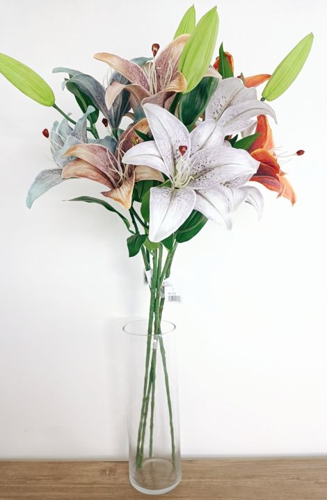 Artificial Antique Star Gazer Lily Flower | Lazada PH