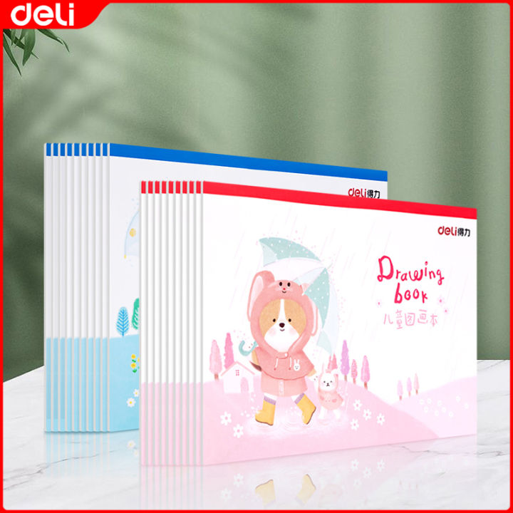 Deli 73382 Drawing Book Picture Book 1Pc 210x297mm Blue | Lazada PH